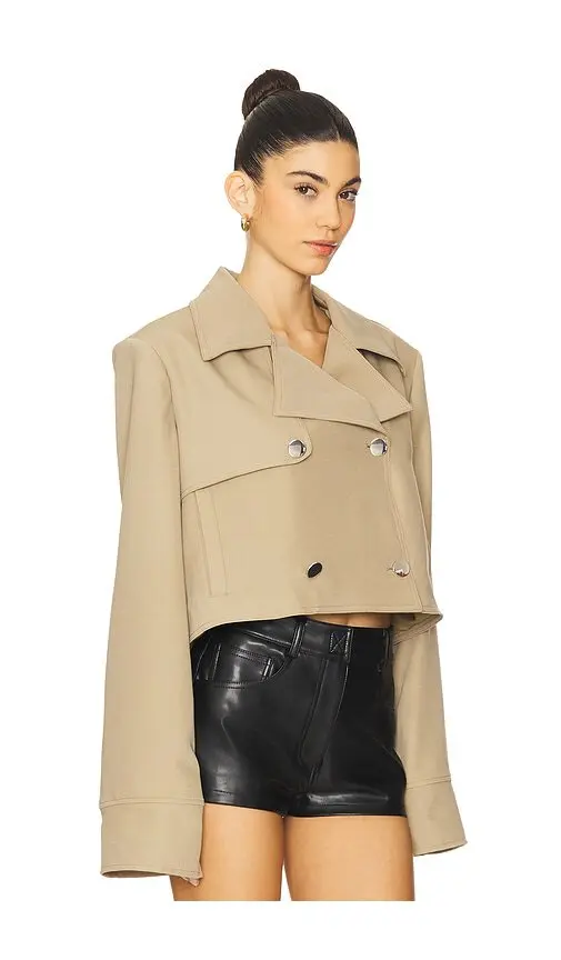 WeWoreWhat Cropped Trench Coat