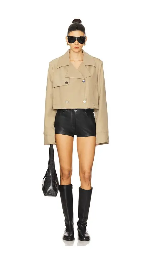 WeWoreWhat Cropped Trench Coat