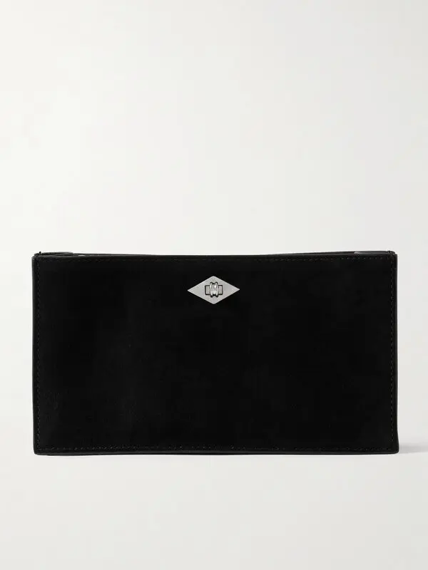 METIER Ease Suede Clutch - Black