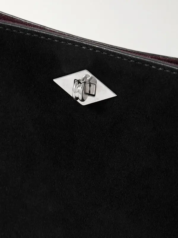 METIER Ease Suede Clutch - Black