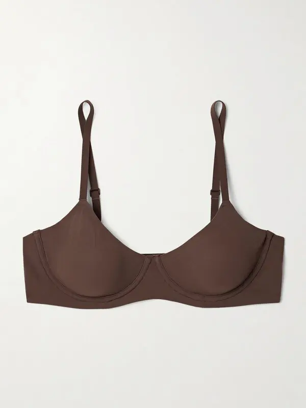 SKIMS Fits Everybody Unlined Demi Bra - Brown