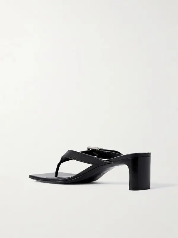 Balenciaga Bel Air Buckled Leather Sandals