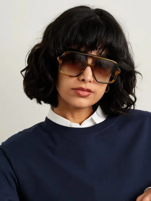 Loewe Aviator-style Sunglasses - Brown