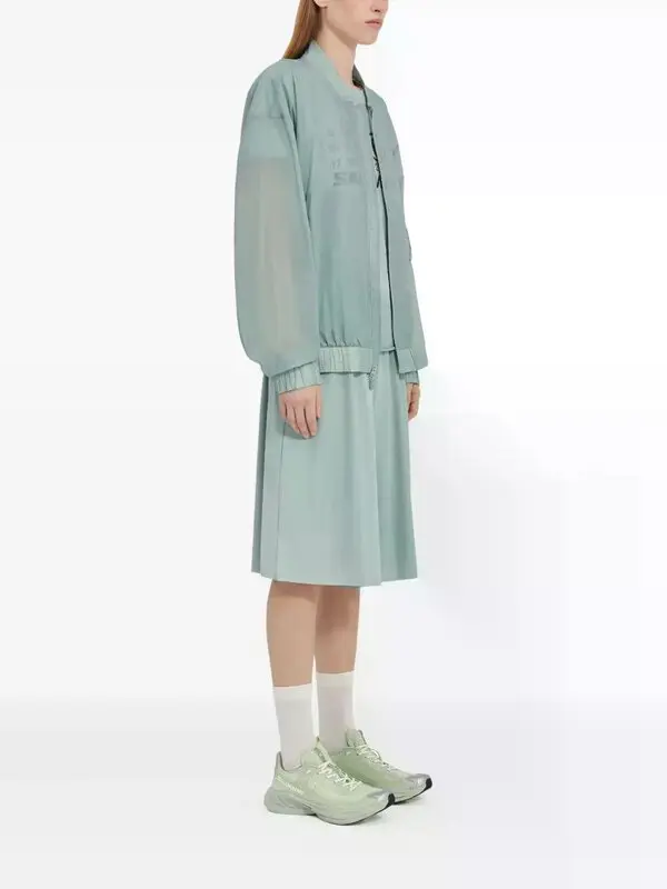 MM6 MAISON MARGIELA X SALOMON Numbers-print Bomber Jacket - Blue