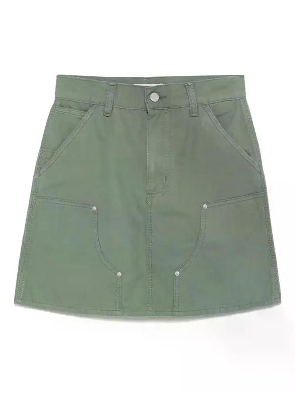 Carhartt Work In Progress Double Knee Mini Skirt - Green