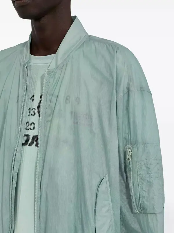 MM6 MAISON MARGIELA X SALOMON Numbers-print Jacket - Blue