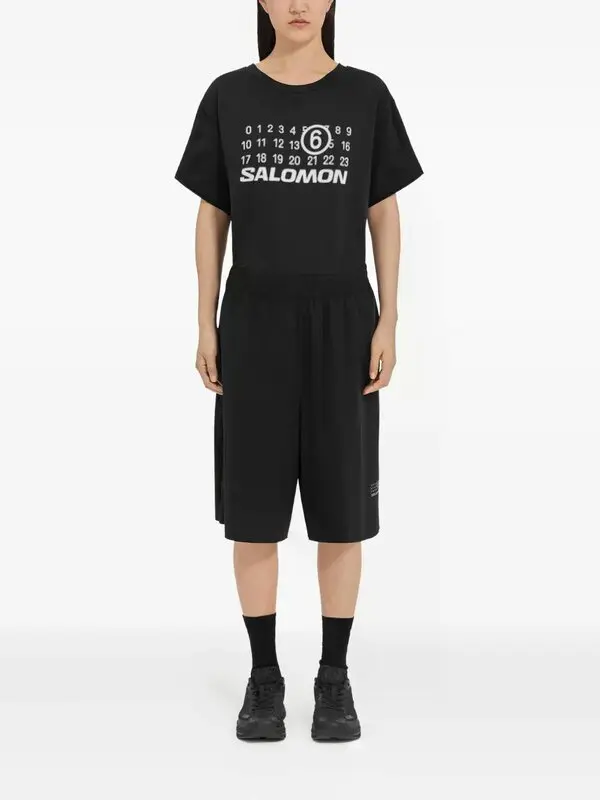 MM6 MAISON MARGIELA X SALOMON Logo Shorts - Black