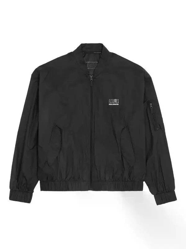 MM6 MAISON MARGIELA X SALOMON Numbers-print Jacket - Black