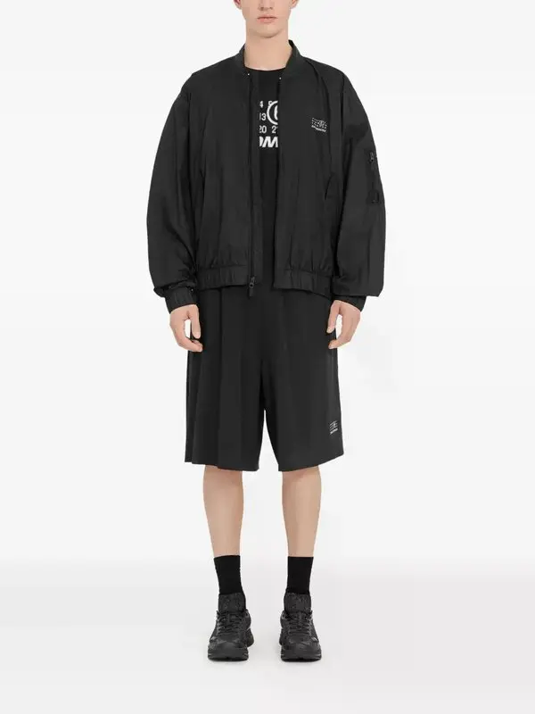 MM6 MAISON MARGIELA X SALOMON Numbers-print Jacket - Black