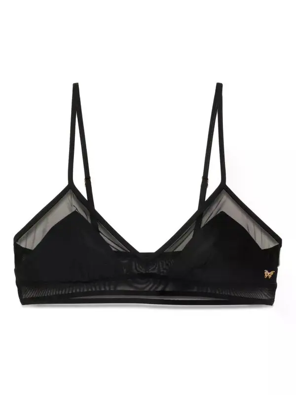 Kiki De Montparnasse Peep Show Bikini Top - Black