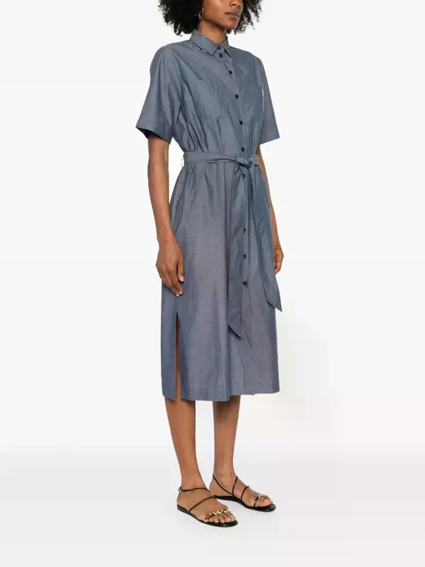 Maison Kitsuné Double-pocket Midi Shirt Dress