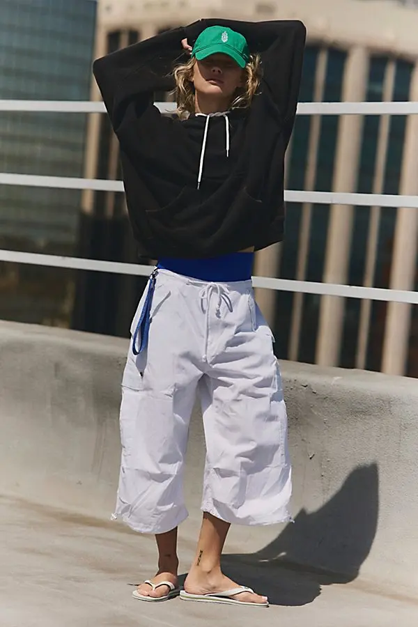 Free People Canyon Crop Hike Pants - White