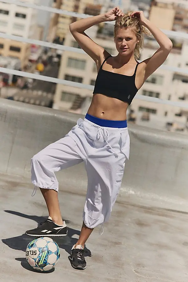 Free People Canyon Crop Hike Pants - White