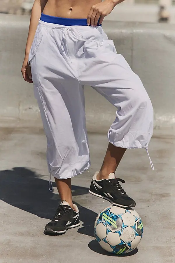 Free People Canyon Crop Hike Pants - White