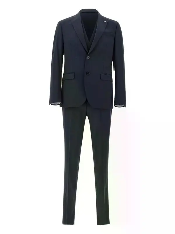MANUEL RITZ Single-breasted Suit - Blue