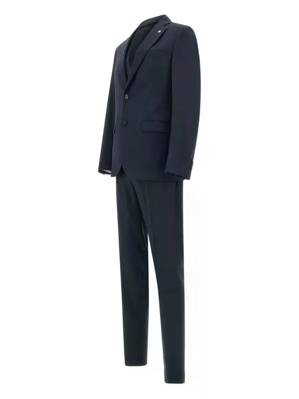 MANUEL RITZ Single-breasted Suit - Blue