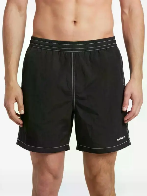 Carhartt Work In Progress Canby Swim Shorts - Black