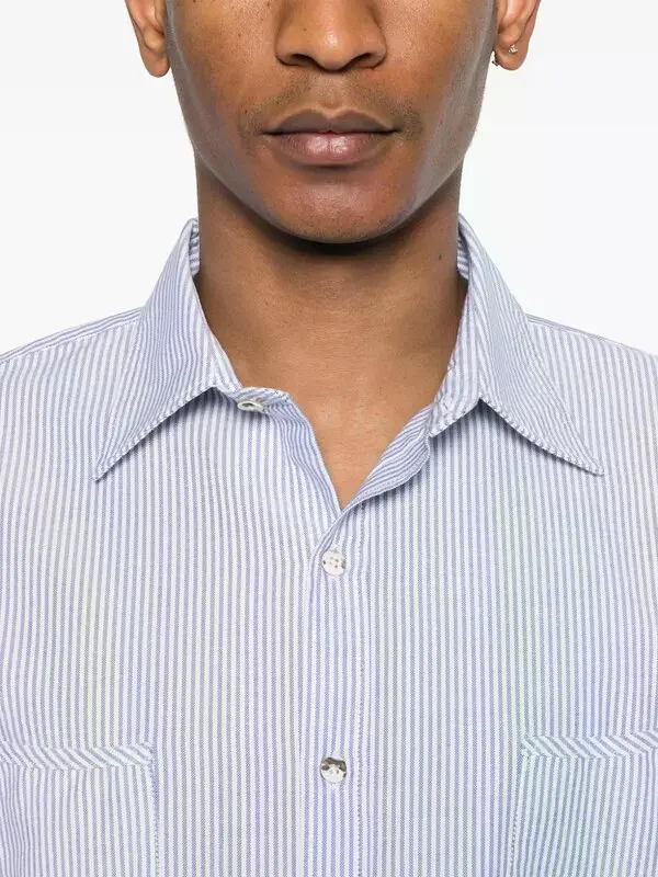 FORTELA Striped Shirt - Blue