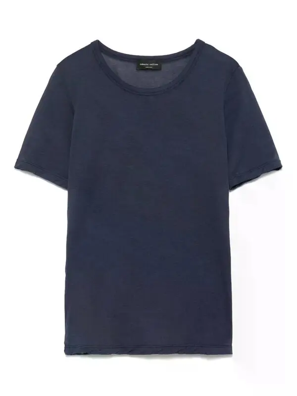 ROBERTO COLLINA Round-neck T-shirt - Blue