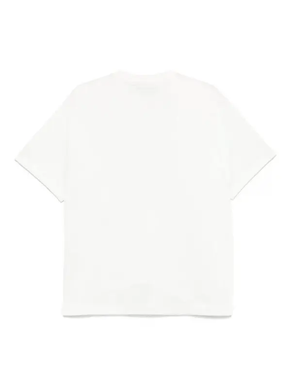 AND WANDER Logo-print T-shirt