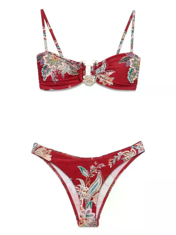 Zimmermann Rhiannon Knot Bikini Set - Red