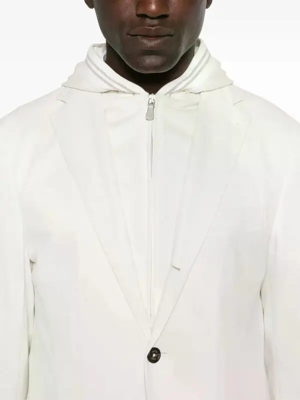 Eleventy Layered-effect Blazer - Neutrals