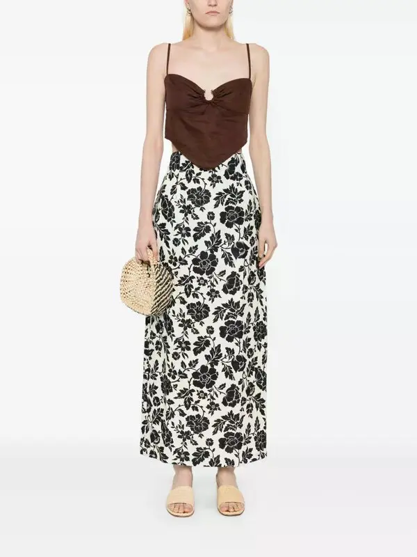Posse Romeo Column Skirt - Black