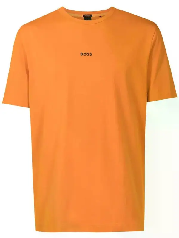 BOSS Logo-print Stretch-jersey T-shirt