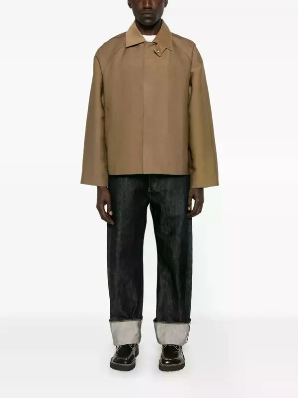SUNFLOWER Short Raglan Jacket - Brown
