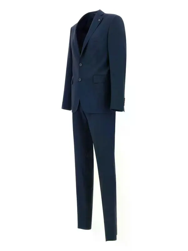 Tagliatore Virgin-wool Suit - Blue