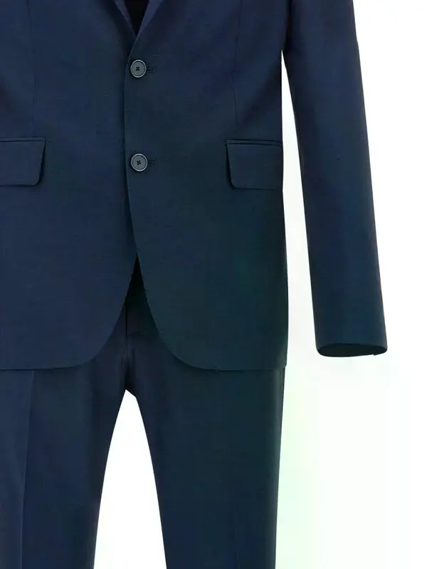 Tagliatore Virgin-wool Suit - Blue
