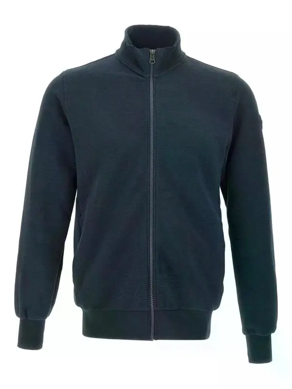 COLMAR Ottoman-effect Zip-up Sweatshirt - Blue