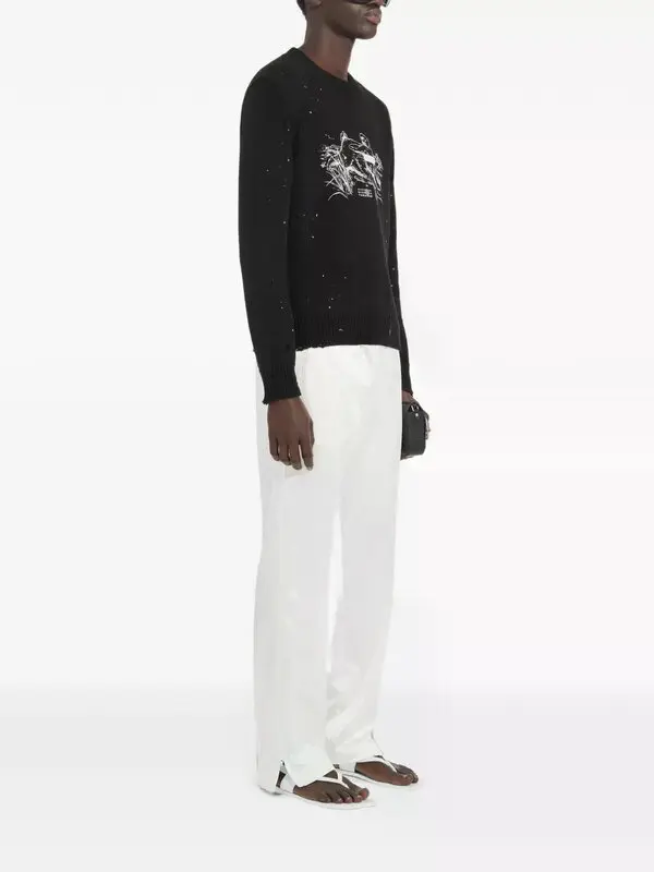 MAISON MARGIELA Crew-neck Sweater - Black