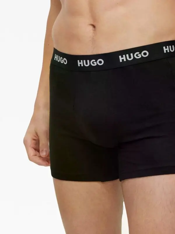 Hugo Logo-waistband Cotton Boxers