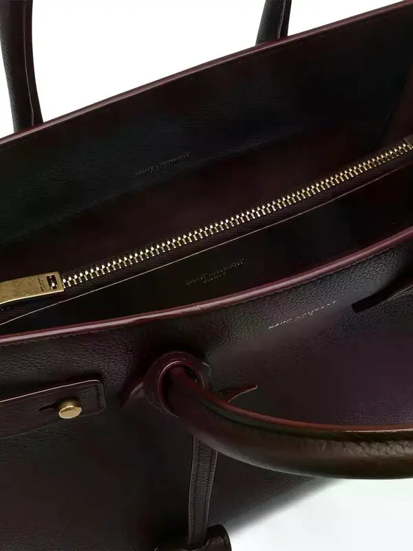 Saint Laurent Leather Tote Bag