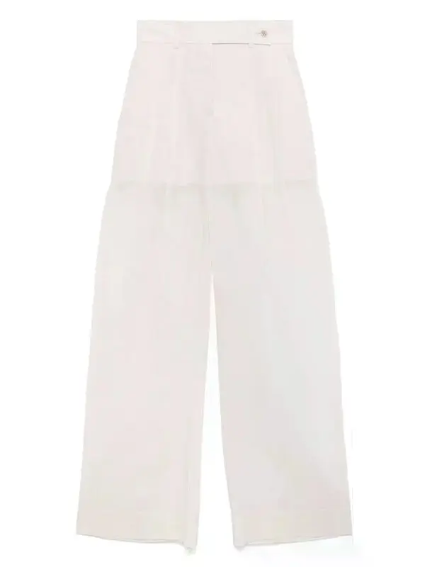 Alberta Ferretti Cotton Trousers