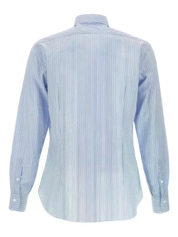 BARBA NAPOLI Striped Shirt - Blue