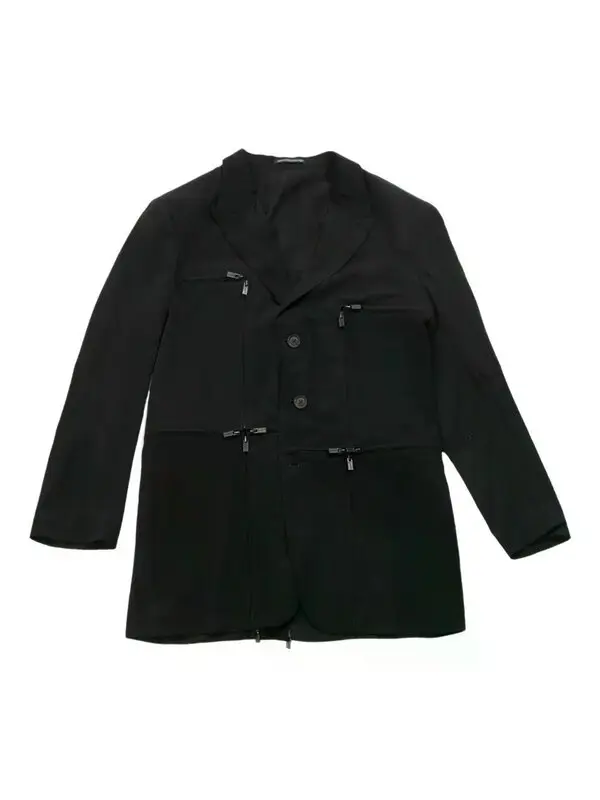 Yohji Yamamoto Zip-detail Blazer
