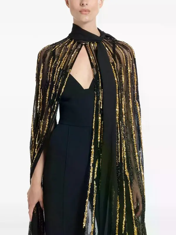 Elie Saab Bead-embellished Cape