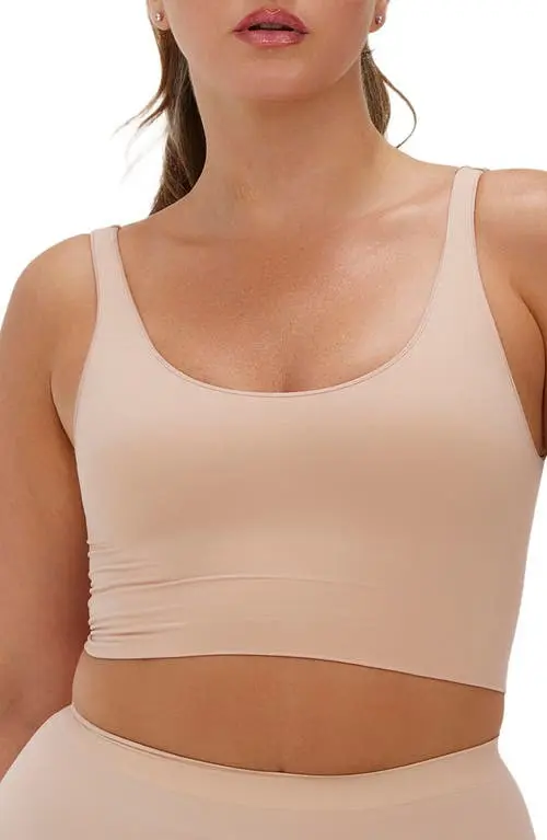 NOODY Noodyskin Seamless Body Smooth Scoop Neck Top - Nude