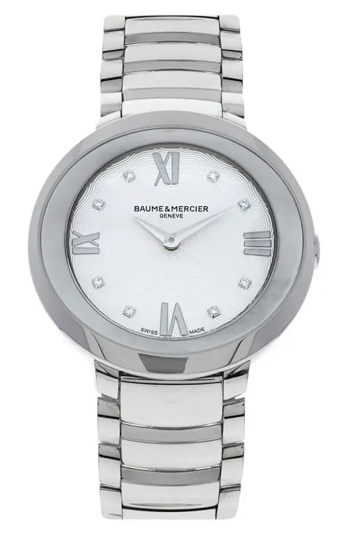 WATCHFINDER & CO. Baume & Mercier Promesse Diamond Bracelet Watch - Silver