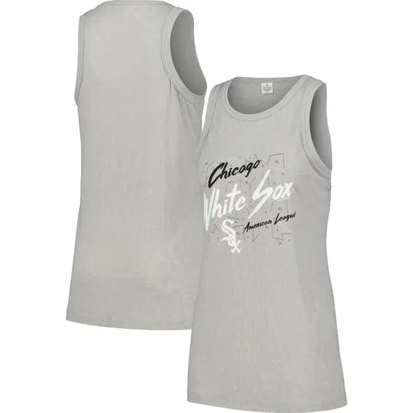 SOFT AS A GRAPE Chicago White Sox Gauze High Neck Tank Top