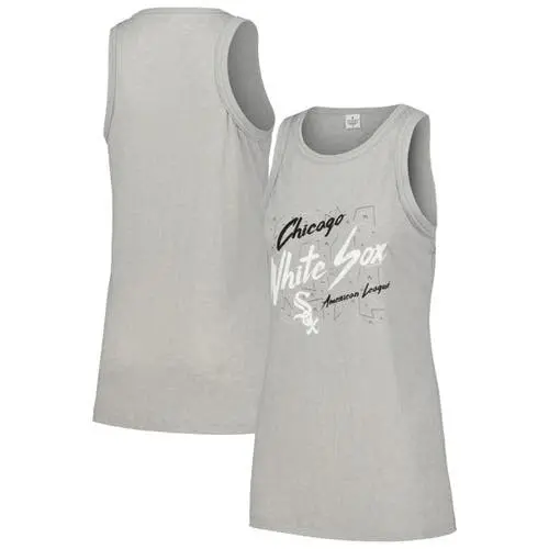 SOFT AS A GRAPE Chicago White Sox Gauze High Neck Tank Top