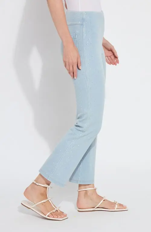 Lyssé Crystal-embellished Bootcut Jeans