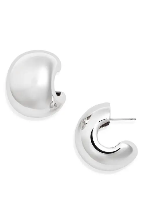 Jenny Bird Gemma Hoop Earrings - High Polish Silver