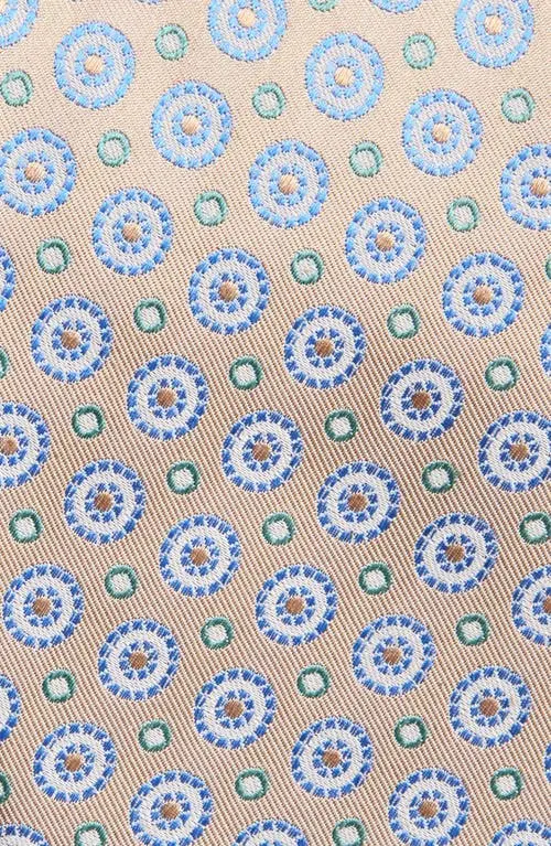 David Donahue Patterned Silk Tie