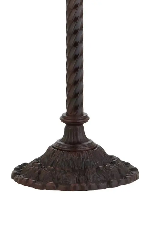 JONATHAN Y Dragonfly Tiffany-style 71" Torchiere Led Floor Lamp - Chestnut