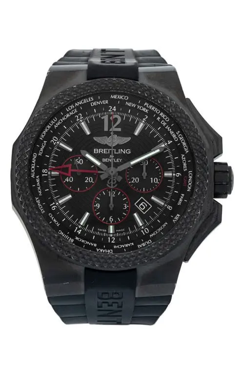 WATCHFINDER & CO. Bentley Gmt Chronograph Automatic Watch - Black