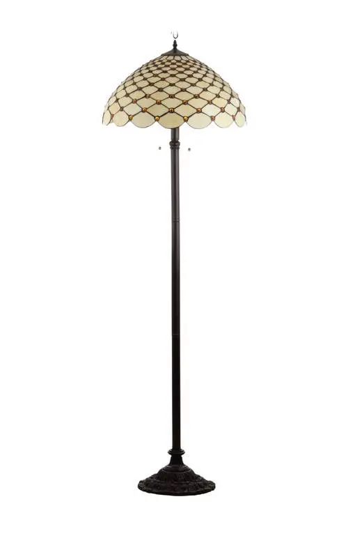 JONATHAN Y Lee Tiffany-style 62" Led Floor Lamp