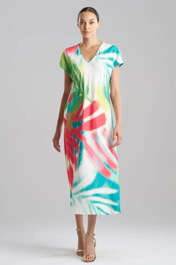 Natori Usami Printed Kaftan